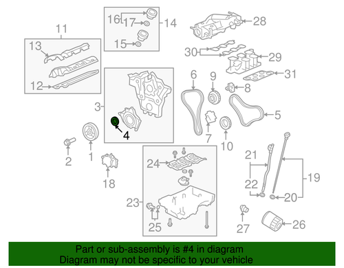 Genuine GM Rear Crankshaft Oil Seal 12637710 | eBay