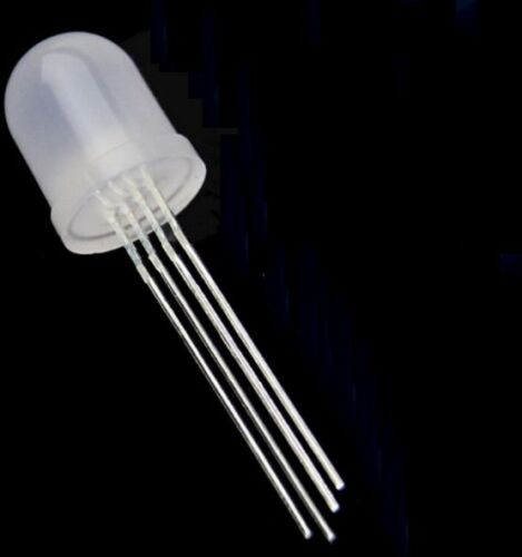 10pcs New Pl9823 F8 8mm Led Round Rgb Led P9823 Chipset Inside Full