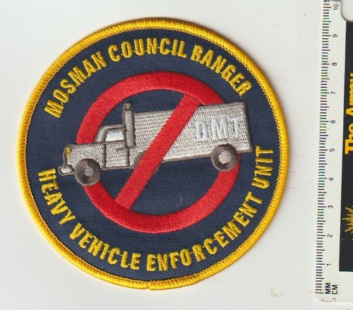 Mosman Council Ranger Heavy Vehicle Enforcement Unit patch | eBay