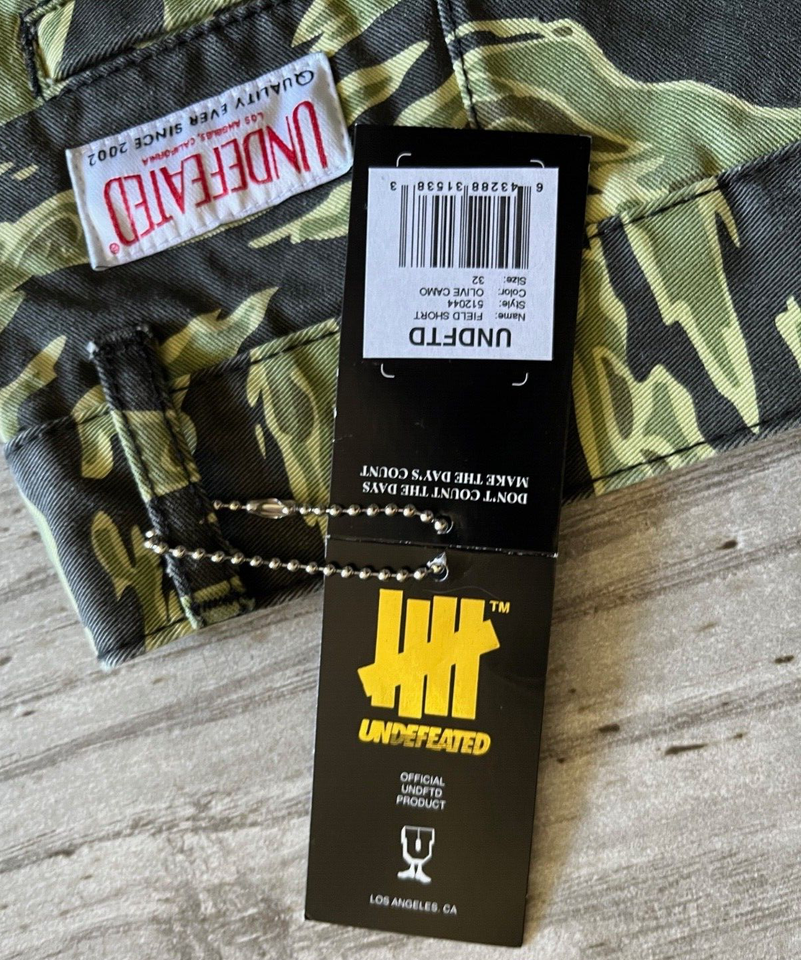Undefeated Field Shorts - Olive Camo - Mens 32 | eBay