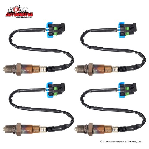 Set of 4 Bosch Oxygen O2 Sensor for 2009-2017 Buick Chevy Cadillac GMC ...