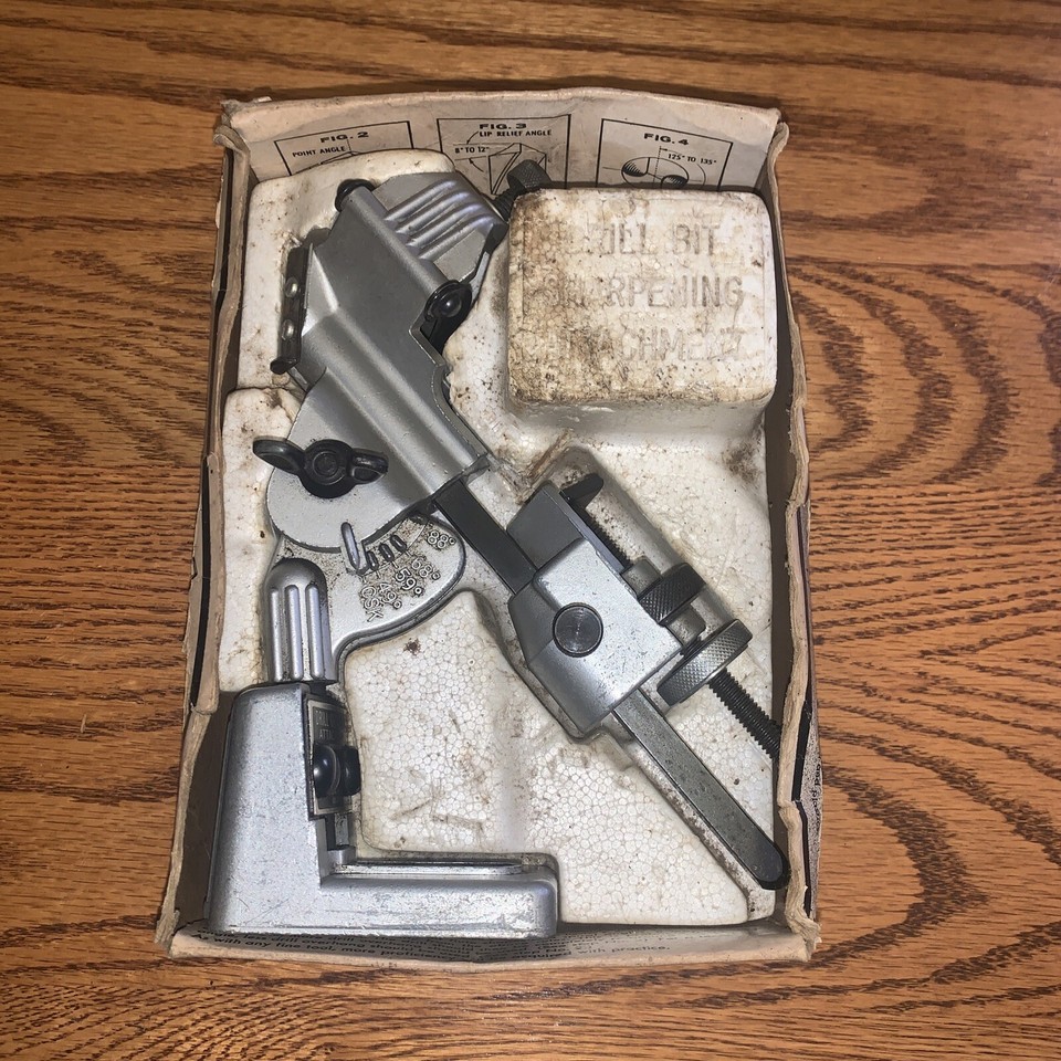 Sears Craftsman Vintage Drill Bit Sharpener Grinding Attachment 9-6677 ...