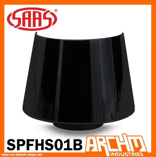 SAAS HEAT SHIELD COVER BLACK 76MM NECK FOR POD AIR FILTER PLASTIC ...