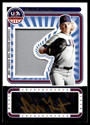 2024 Panini Stars & Stripes #DF Dominic Fritton Rookie Auto Patch /50 ...