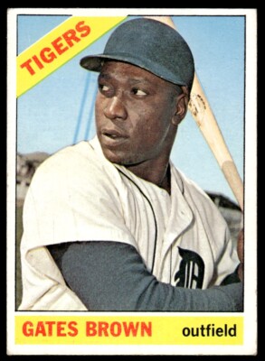 1966 Topps Gates Brown Detroit Tigers #362 | eBay