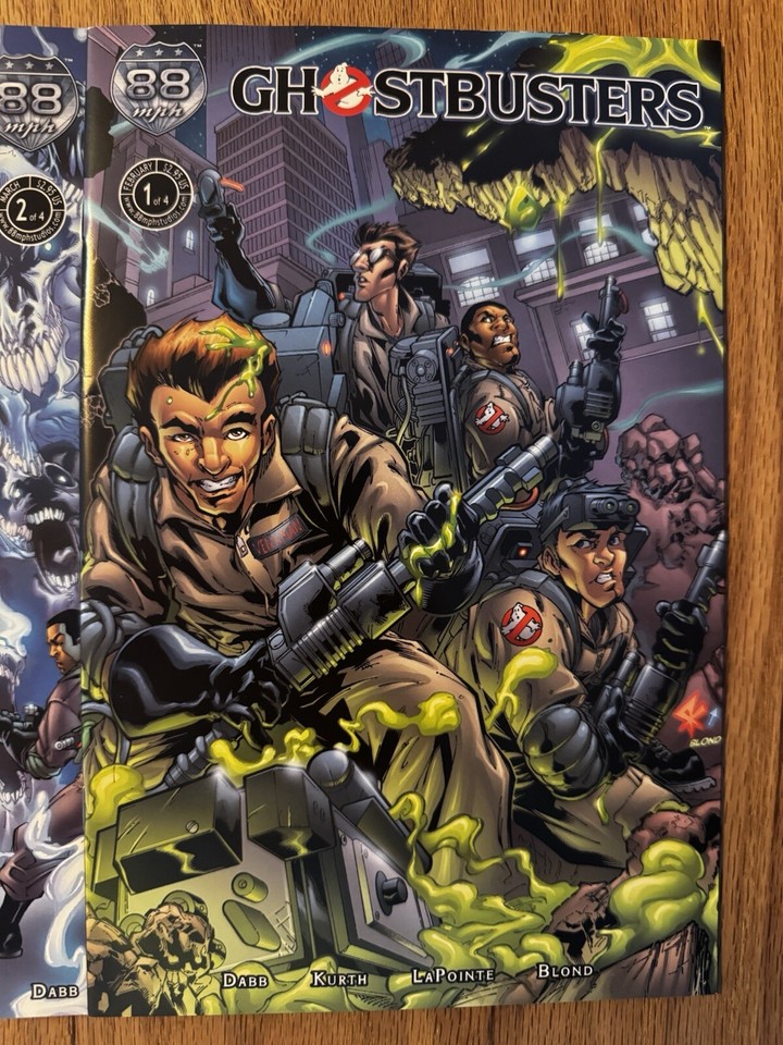 Ghostbusters Legion #1-4 | #1 2nd Print | Complete Set | 88 MPH Studios ...
