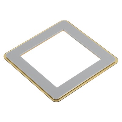 Switch Surround Plate Decoration Single Gang Acrylic Grey 126mmx126mm ...