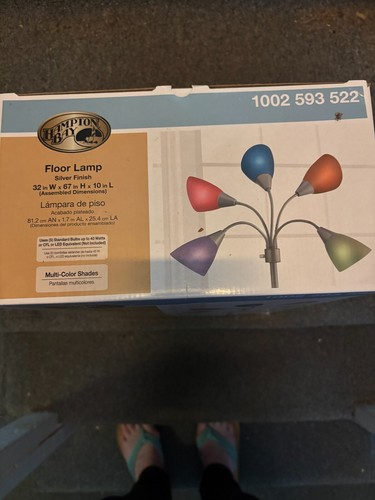 Hampton Bay Mult Color Floor Lamp | eBay