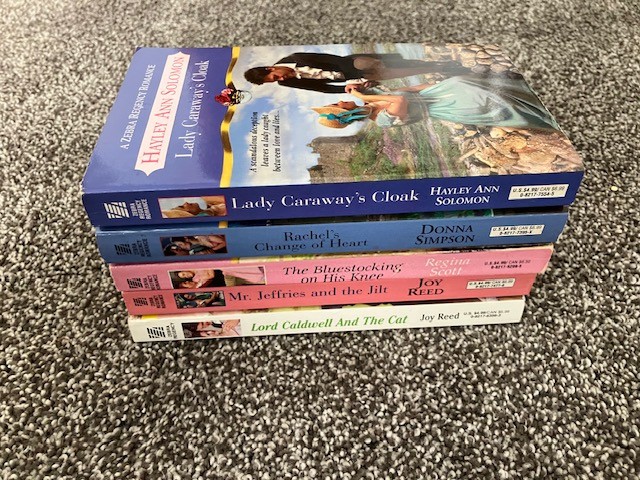 Lot of 5 Zebra Regency Romance Paperbacks Joy Reed/Regina Scott/Donna ...