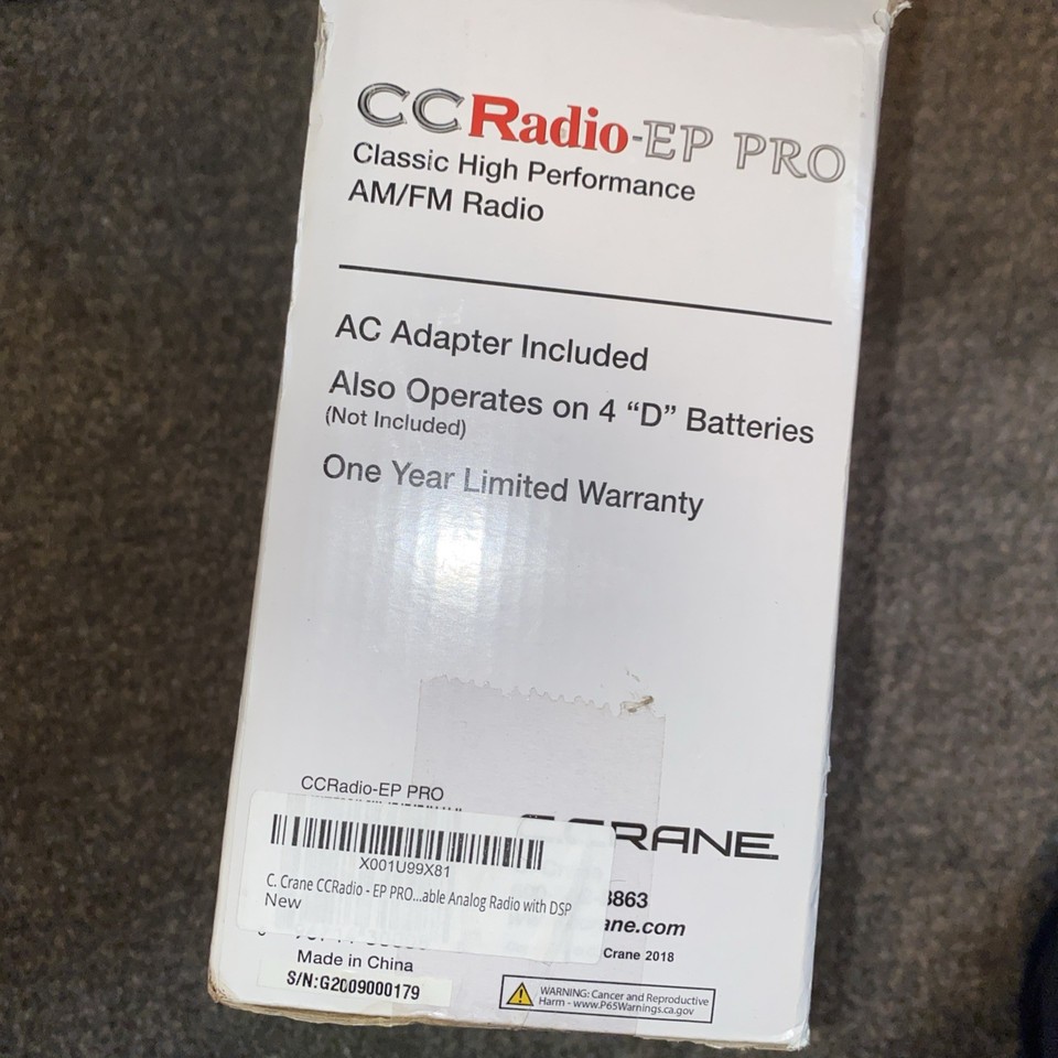 C. Crane CC Radio - EP PRO AM FM Portable Radio ~ Brand New Open Box | eBay