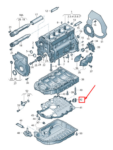 Engine Oil Baffle From 2012 Audi Q5 2.0 06H103156 for sale online | eBay