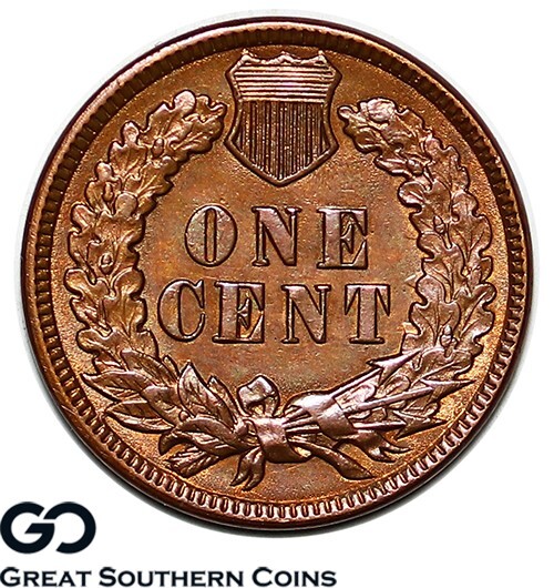 1892 Indian Head Cent Penny, Nice Gem BU++ | eBay