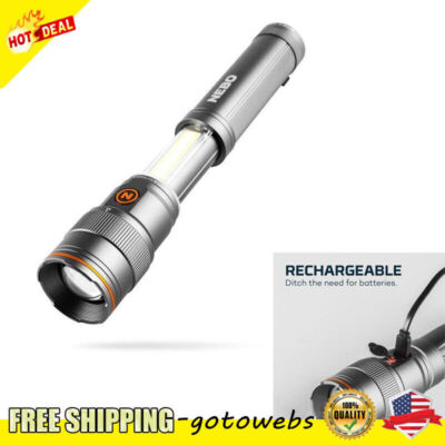 Rechargeable Flashlight Work Light Magnetic Base Waterproof 500 Lumen ...