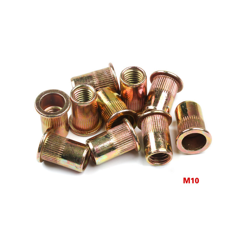 50/10PCS M3-M10 Rivnuts Blind Set Nutserts Threaded Rivet Nuts Carbon ...