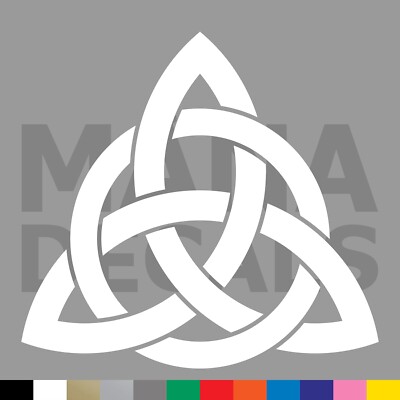 Trinity Vinyl Die Cut Decal Sticker - Triquetra Christian Religious ...