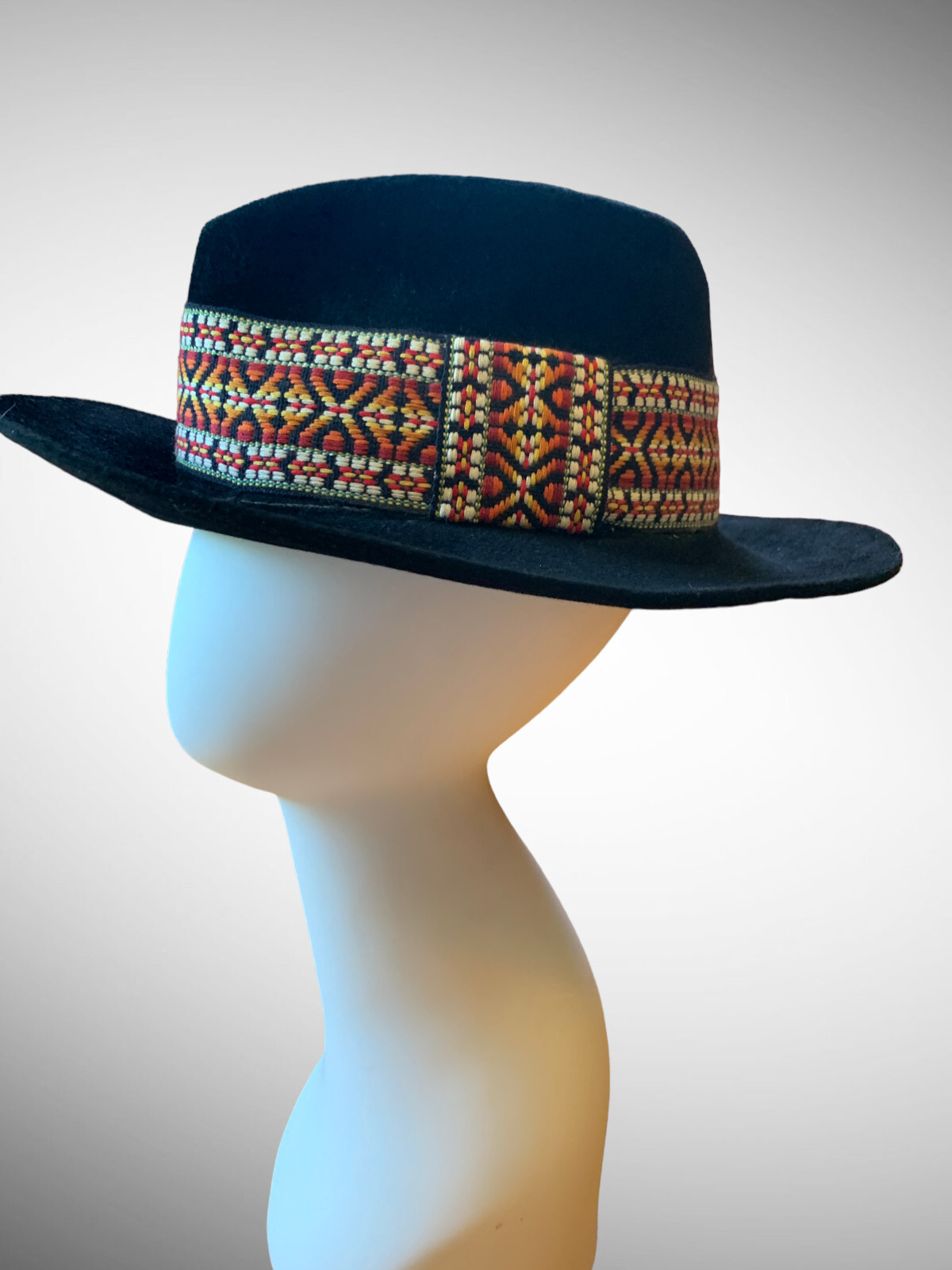 PRISTINE Kevin McAndrew Black Beaver 1960s Fedora 7-1… - Gem