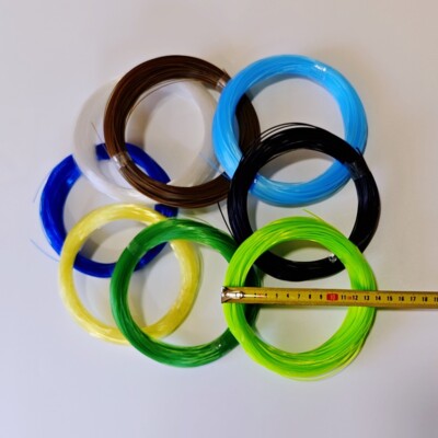 50/100m Multi colors Monofilament Fishing Line Nylon Line 0.3mm-1.4mm ...