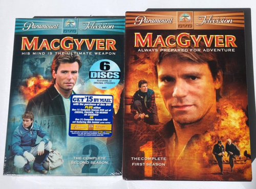 MacGyver: The Complete First And Second Season DVD Box Sets 80s TV Show ...