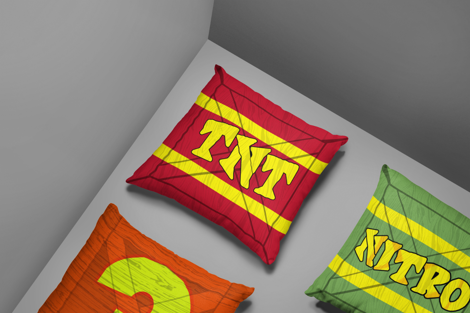 Retro Gaming Inspired TNT/? Throw Pillow | eBay