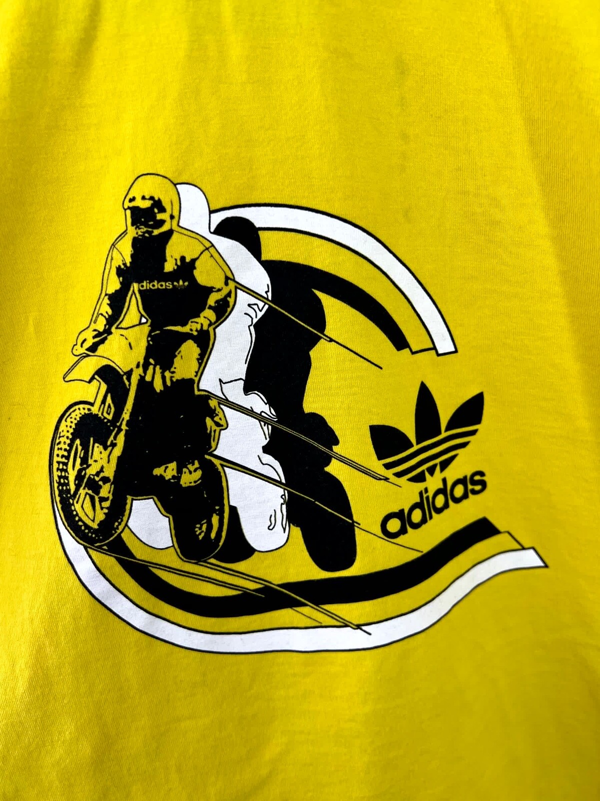 Vintage Adidas Motocross Motorcycle TShirt Men's 2XL Jersey Yellow | eBay