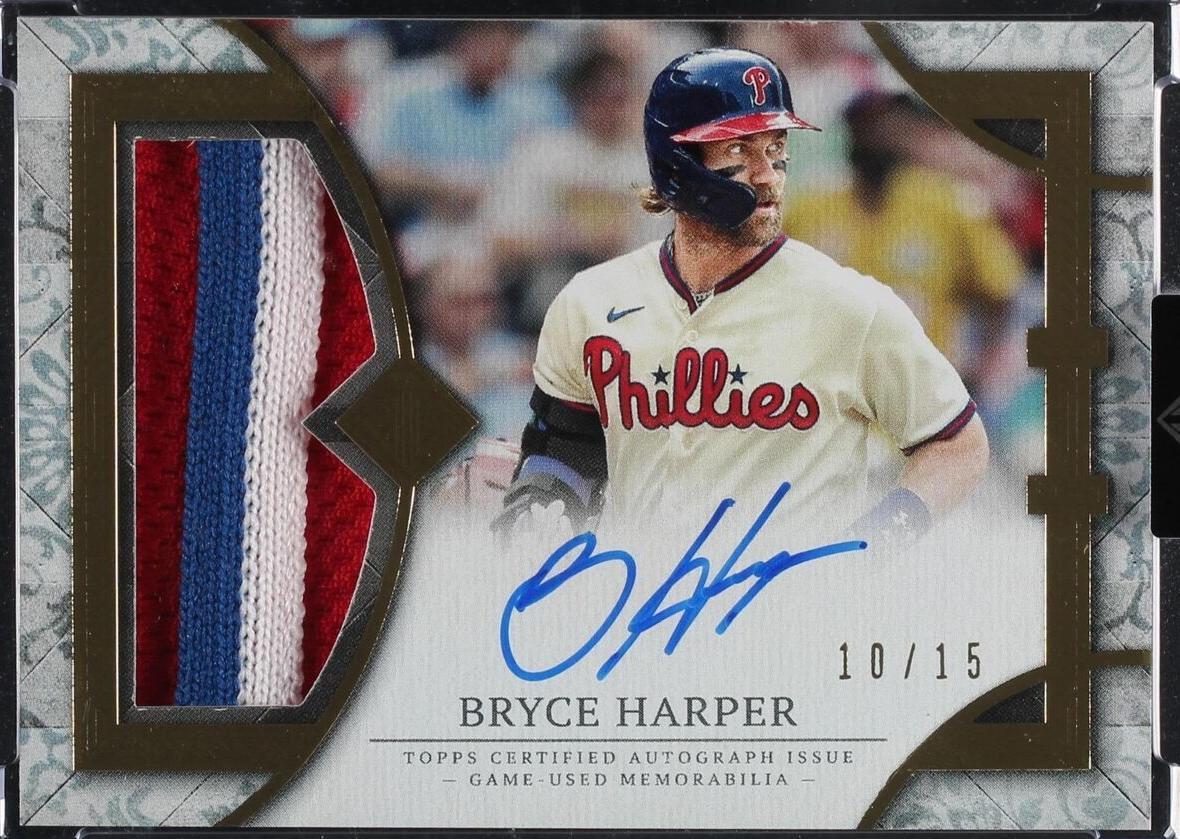 2024 Topps Transcendent Collection - Patch Autographs Bryce Harper # ...