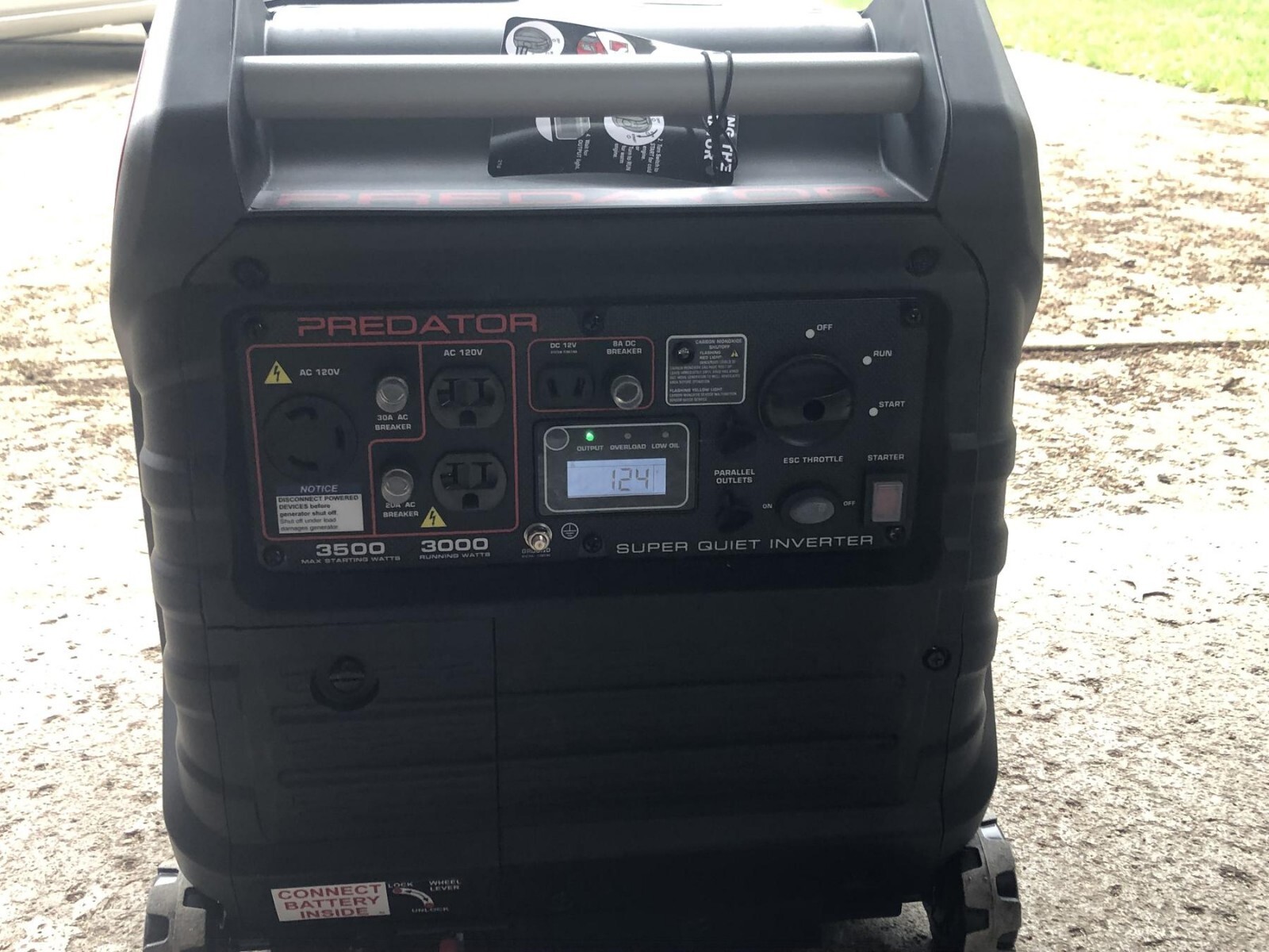 PREDATOR 3500 Watt Generator Super Quiet Inverter for Home RVs Camping ...
