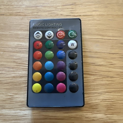Magic Lighting Remote For E27 5W 16 Color LED RGB Magic Spot Light Bulb ...