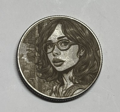 HOBO Nickel Folk Art Love Token Engraved Coin Riley Reid | eBay