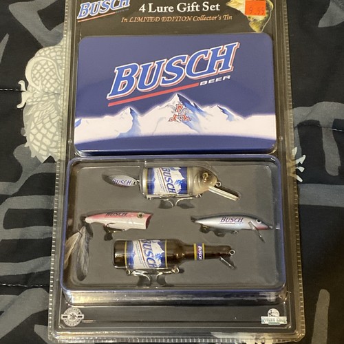 Rare Vintage Busch Beer Advertising Fishing Lures 4 pack In Original ...