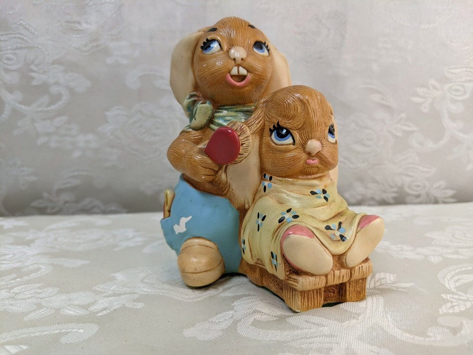 Vintage Pendelfin Rabbit DANDY Brushing Hair Bunny Stonecraft England ...