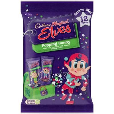 Cadbury Magical Elves Popping Candy Chocolate Bars 12 Pack 144g | eBay