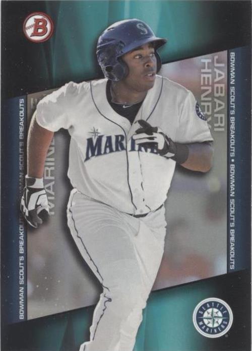 2014 Bowman Draft - Chrome Scout's Breakouts Jabari Henry #BSB-JH (RC ...