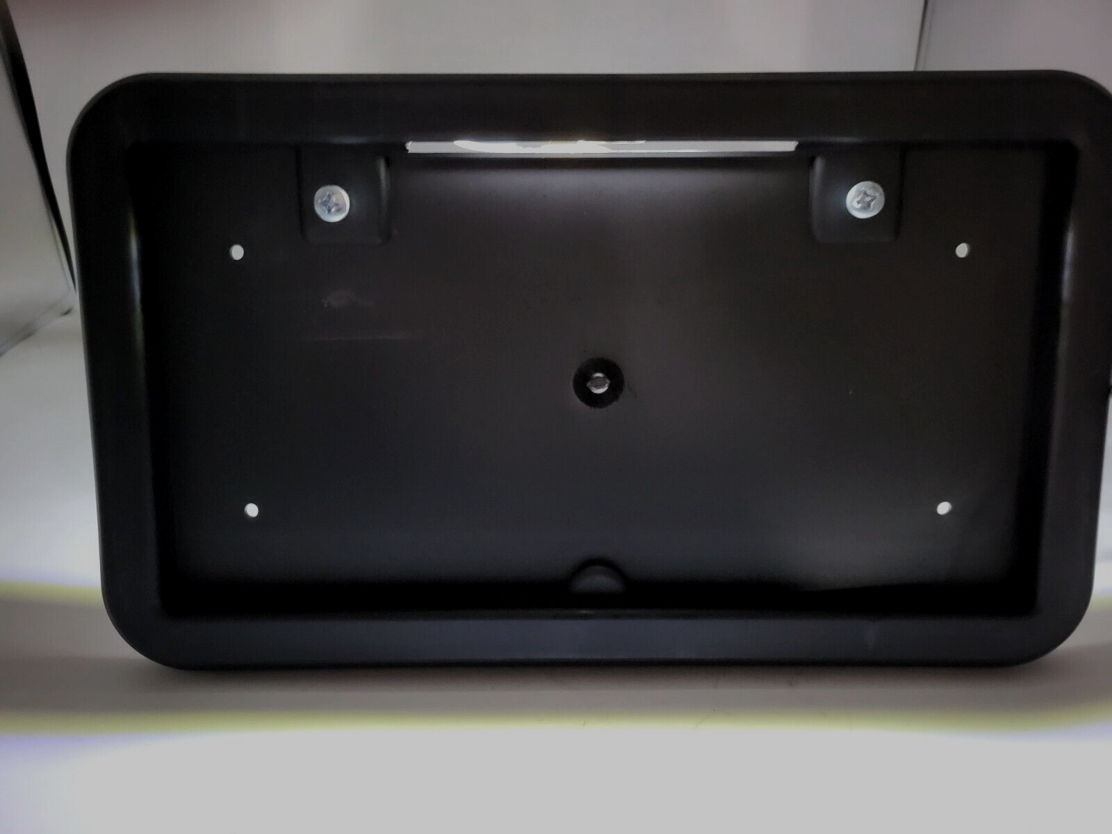 Black LED Lighted License Plate Bracket Holder Truck Trailer RV Camper ...