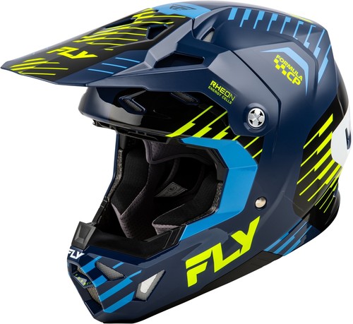 Fly Racing Formula CP Slice Helmet Navy/Hi-Vis/White SM 73-0050S | eBay