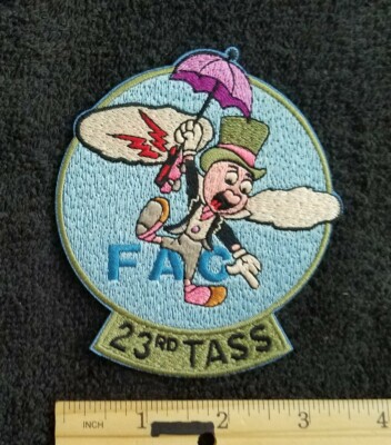 23rd TASS Tactical Air Support Squadron USAF Air Force NAIL FAC patch ...