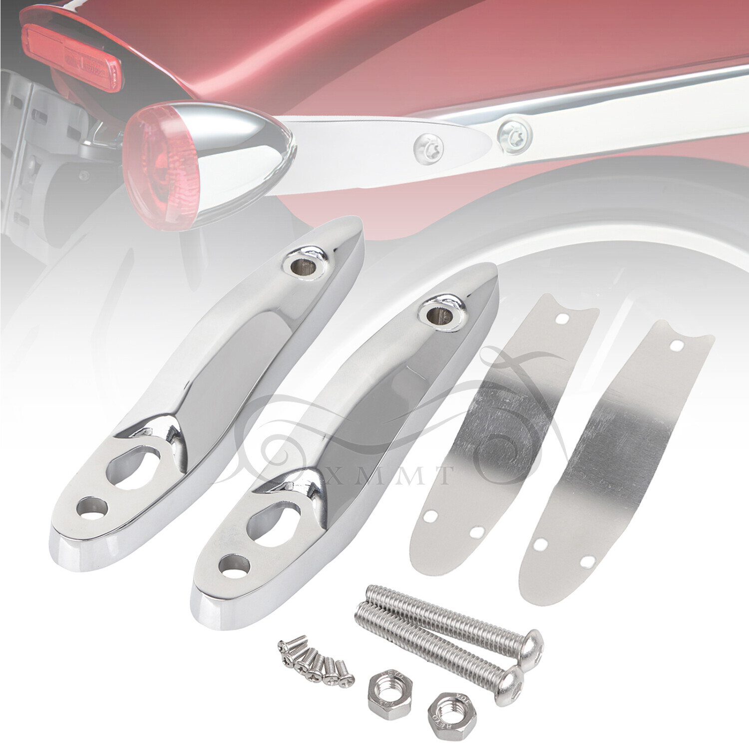 Rear Turn Signal Relocation Bracket For Harley Fat Boy FLSTF EFI FLSTFI ...