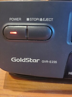 GOLDSTAR GVR-E235 VCR/VHS Player/Recorder - 4Head - No Remote - TESTED ...