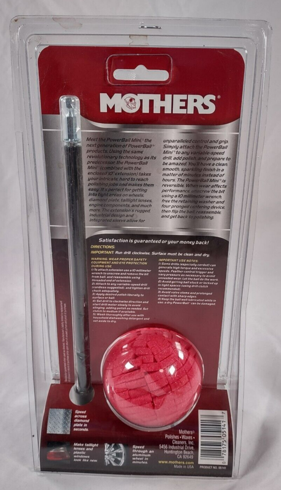 Mothers Powerball Mini Metal Polishing Tool 05141 | eBay