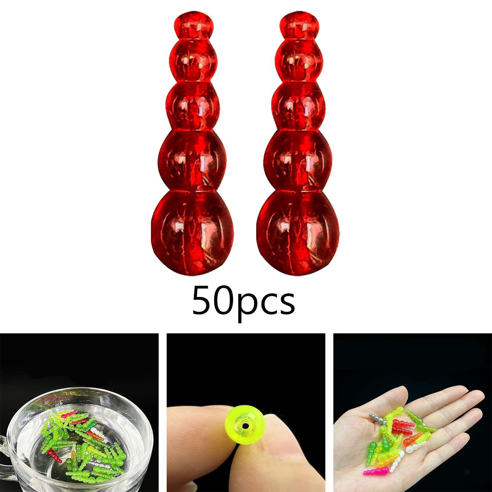 2X 50Pcs Stacked Fishing Beads Kit Fishing Lures Tackle for Perch | eBay