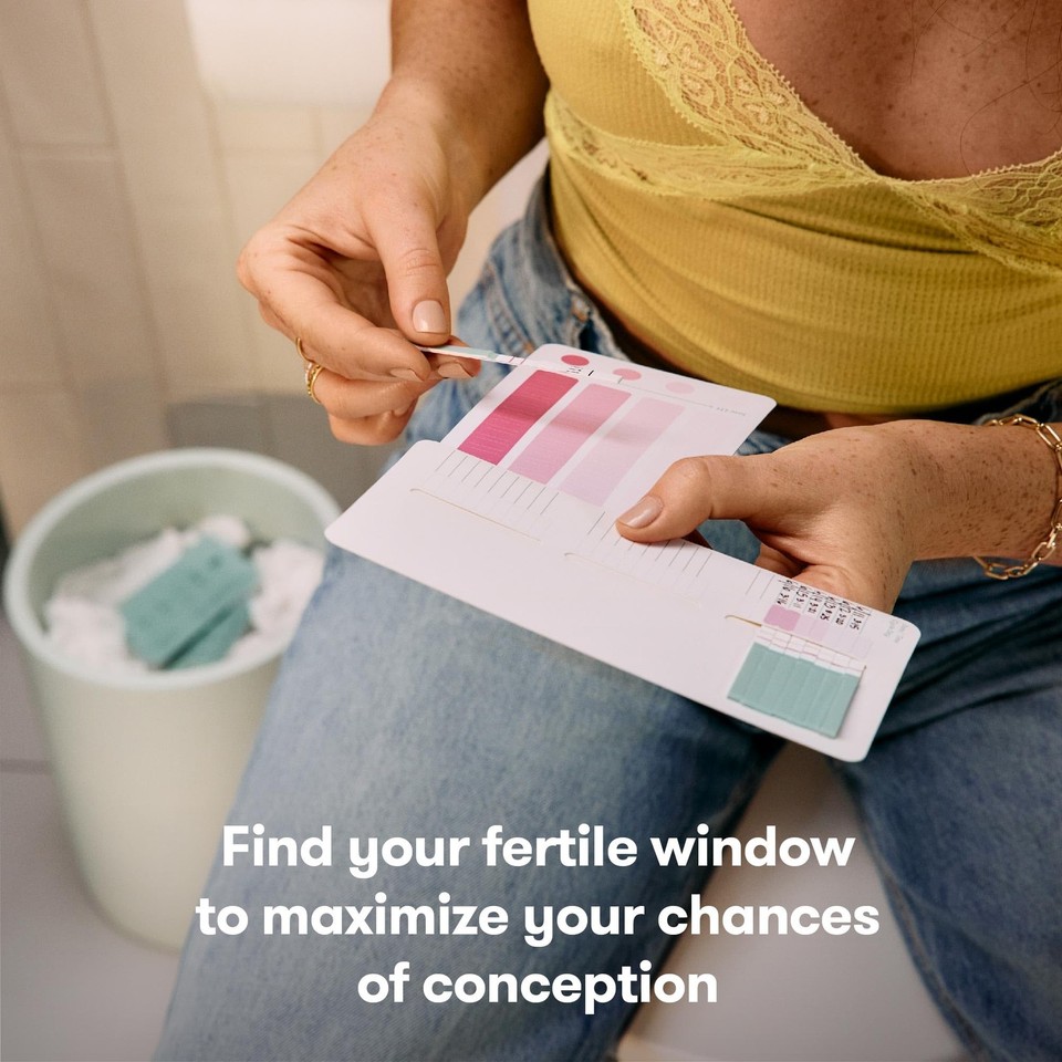 Frida Fertility At-Home Ovulation Test Kit, 60 LH Strips, Accurate ...