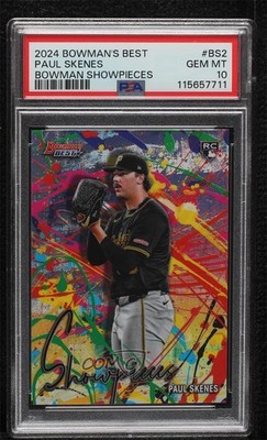 2024 Bowman's Best Bowman Showpieces Paul Skenes #BS-2 PSA 10 GEM MT ...