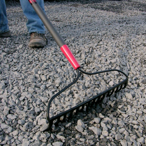 60.75 Inch Fiberglass Handle 15 Teeth Forged Steel Spring Rake Autumn ...