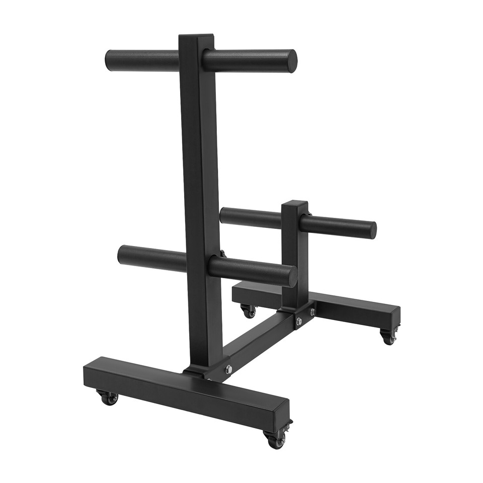 Weight Plate Rack Tree Weight Plate Storage with Universial Wheels ...
