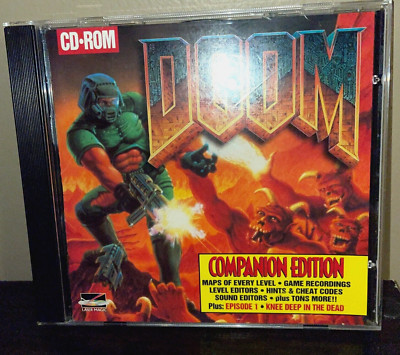 Doom Companion Edition CD-ROM 1994 Computer Game Laser Magic Maps ...