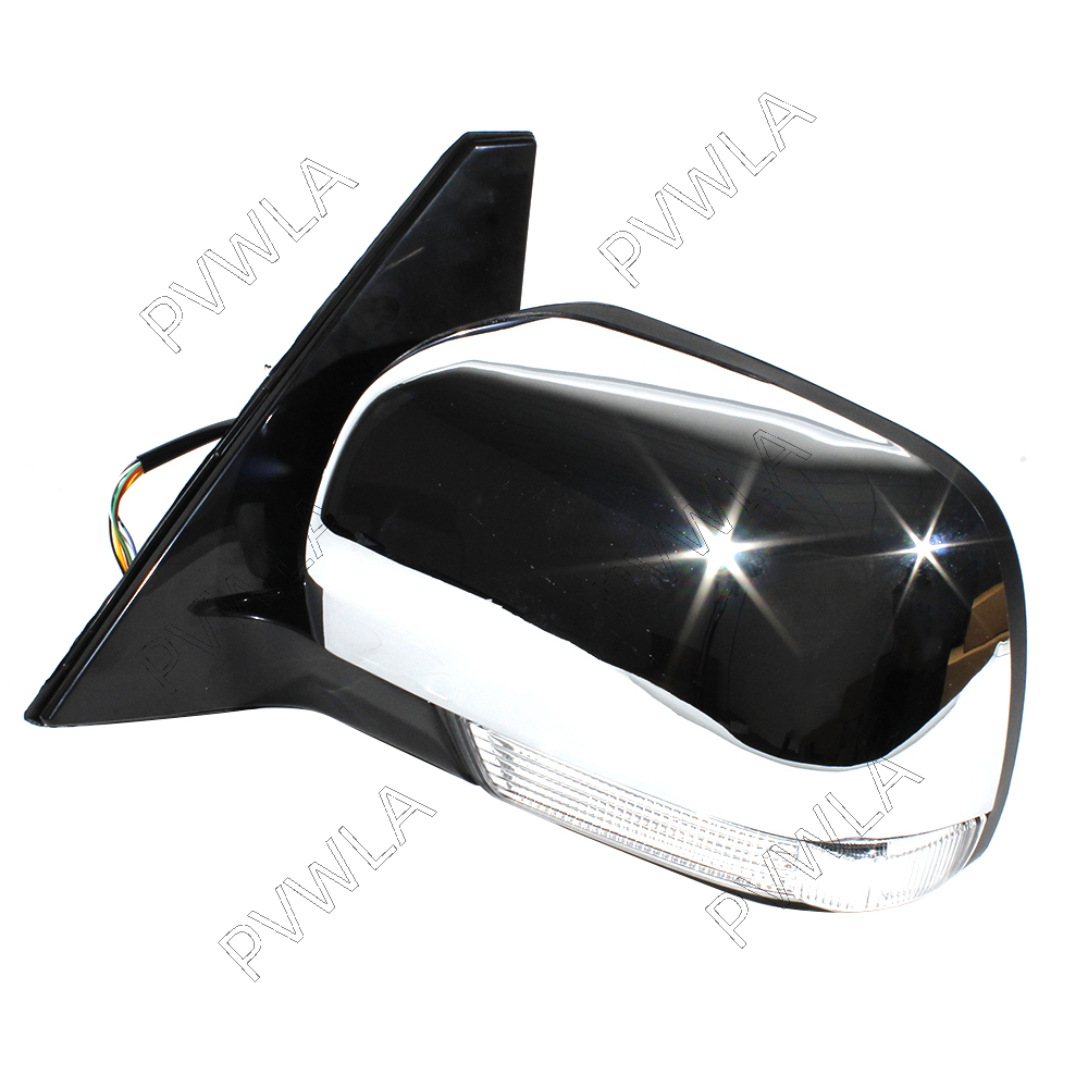 Left Mirror 10-pin Chrome-plating For Mitsubishi Pajero 2006-2021 ...