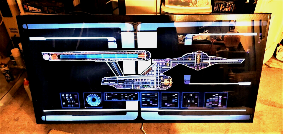 StAr TrEk TOS prop mSD Entereprise computer lcars Transligh print ...