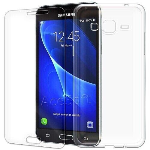 High Responsivity Screen Protector TPU Case f Sprint Samsung Galaxy J3 ...