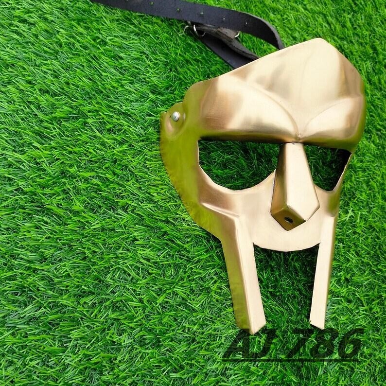 MF Doom Gladiator Mask Madvillain 18g Mild Steel Face Armor Replica ...