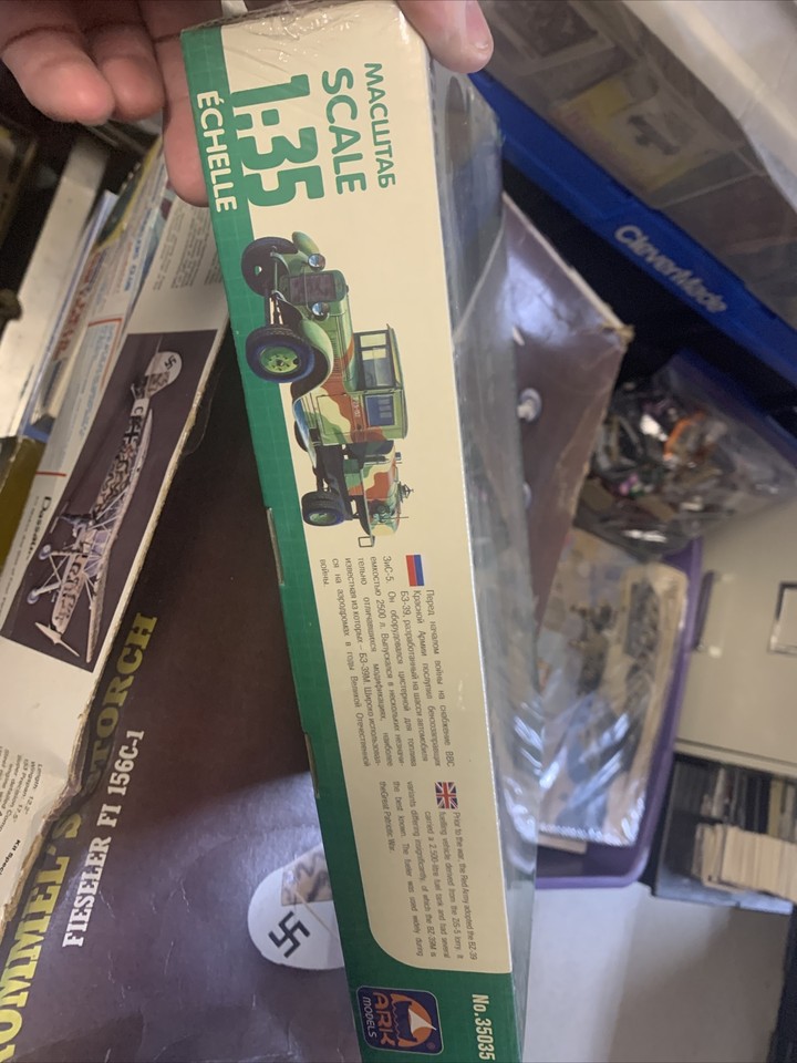 1/35 Soviet Fuelling Vehicle BZ-39 Ark Models 35035 Model kit WW II ...