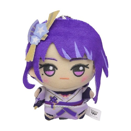 10cm Genshin Impact Raiden Shogun Plush Doll Keychain Hanging Toy Anime ...